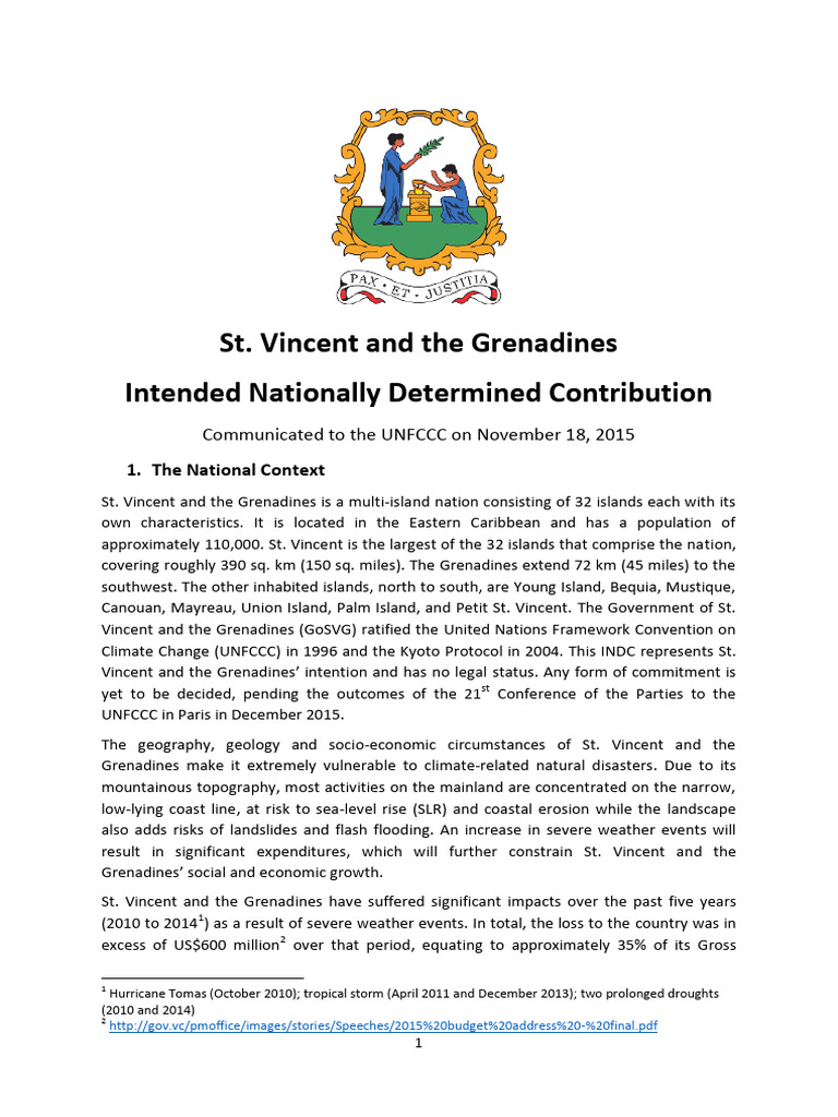 St. Vincent's Climate Action Plan 2025 | PDF | Climate Change ...