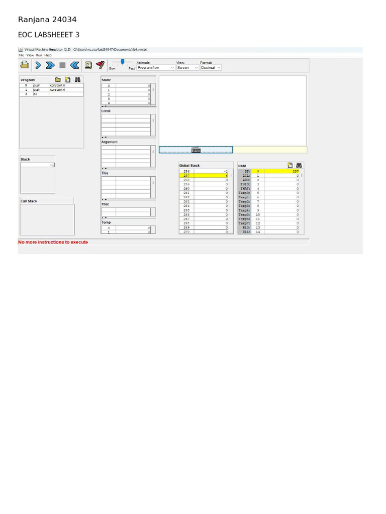 eoc lab sheet 3 | PDF