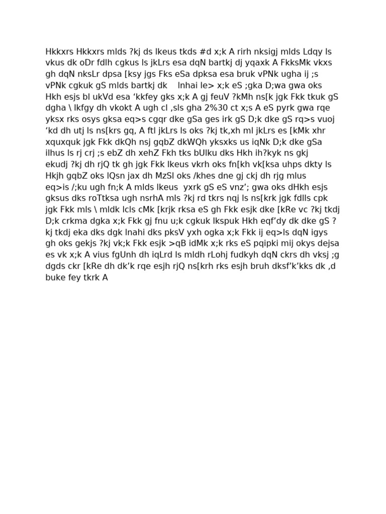 Hkkxrs Hkkxrs Mlds | PDF