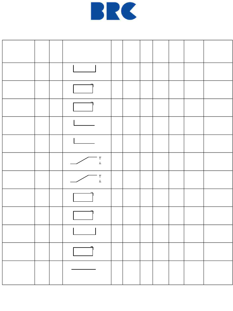 BBS Sample - Stiffner Columns Reinforcement Details | PDF