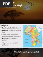 Afryka Środowisko Przyrodnicze. | PDF