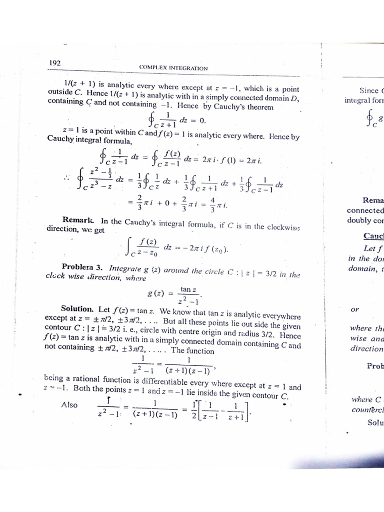 Cauchy Formula 5 | PDF