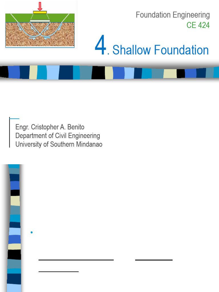 Lecture 4 Design of Shallow Foundation | PDF | Natural Materials | Materials