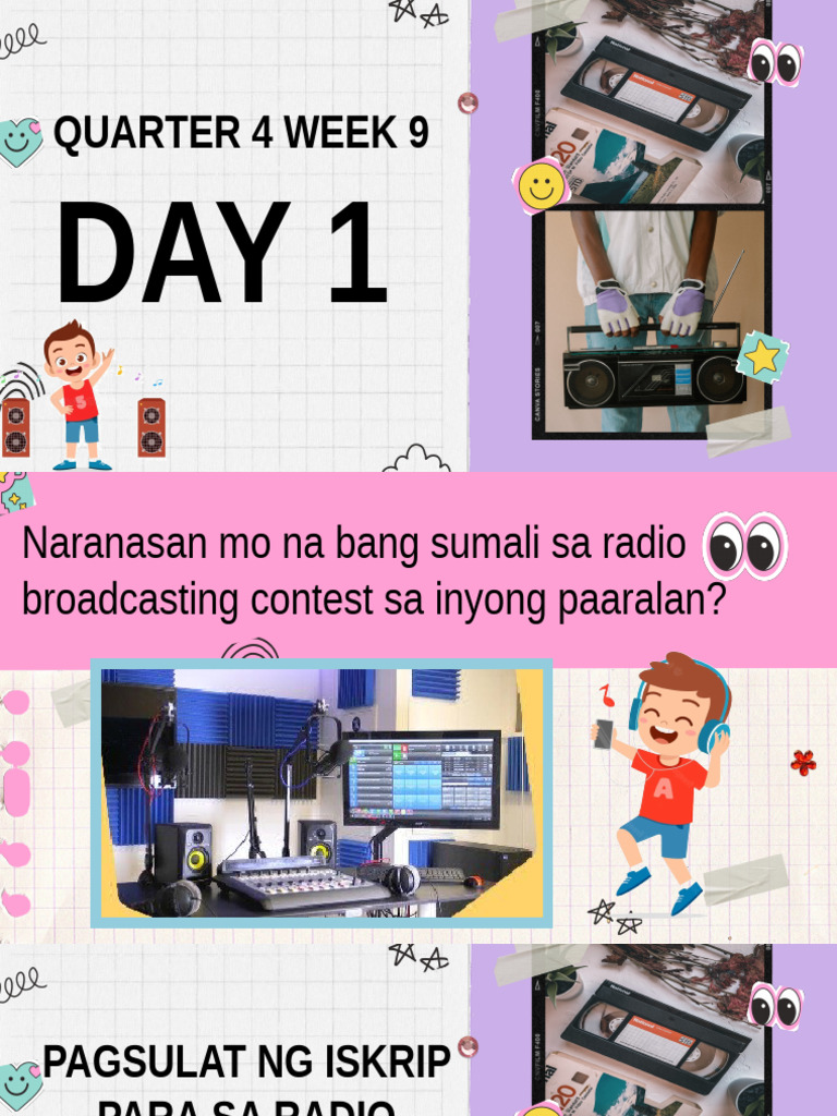 Pagsulat NG Iskrip para Sa Radio Broadcasting at Teleradyo | PDF