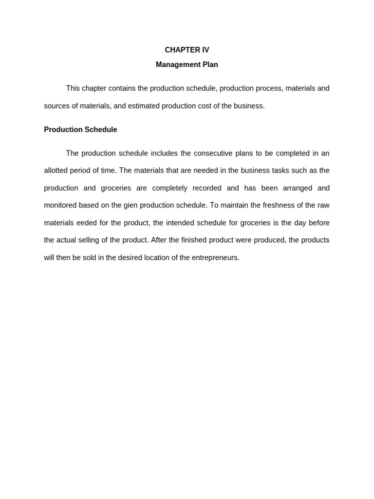 Chapter IV Entrep 1 | PDF