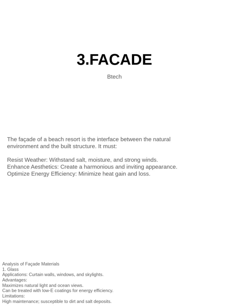 3 Facade | PDF