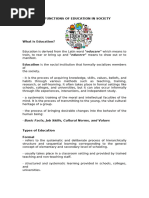 Understanding Education Types and Methods | PDF