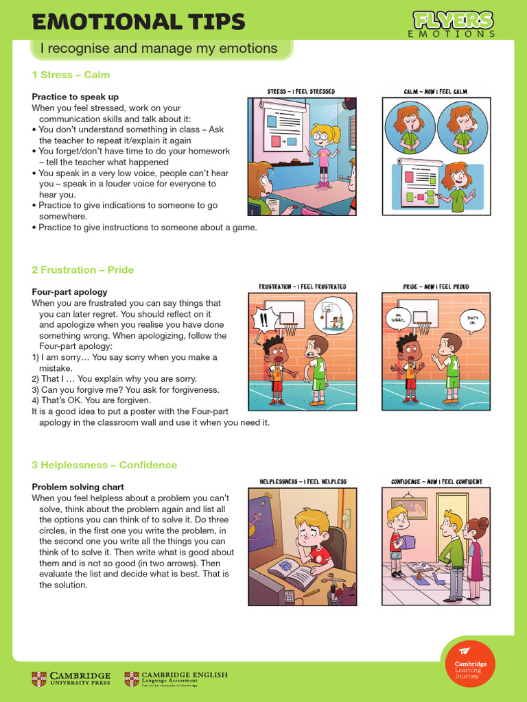 05 Emotional Tips CLJ Posters Flyers | PDF