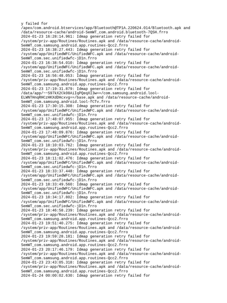Lom Log | PDF | Android (Robot) | Unix Variants