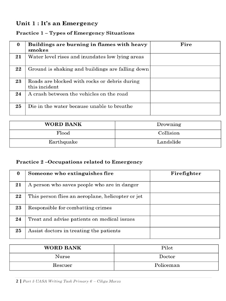 Y6 Part 5 Spelling Task (Unit 1 & Unit 2) | PDF