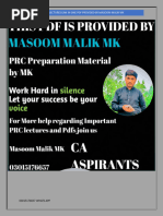 PRC Course Materials and Lectures | PDF