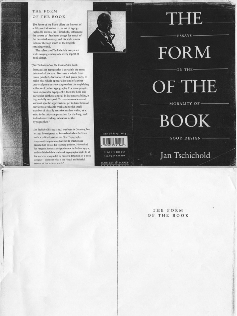 The Form of The Book - J. Tschichold | PDF