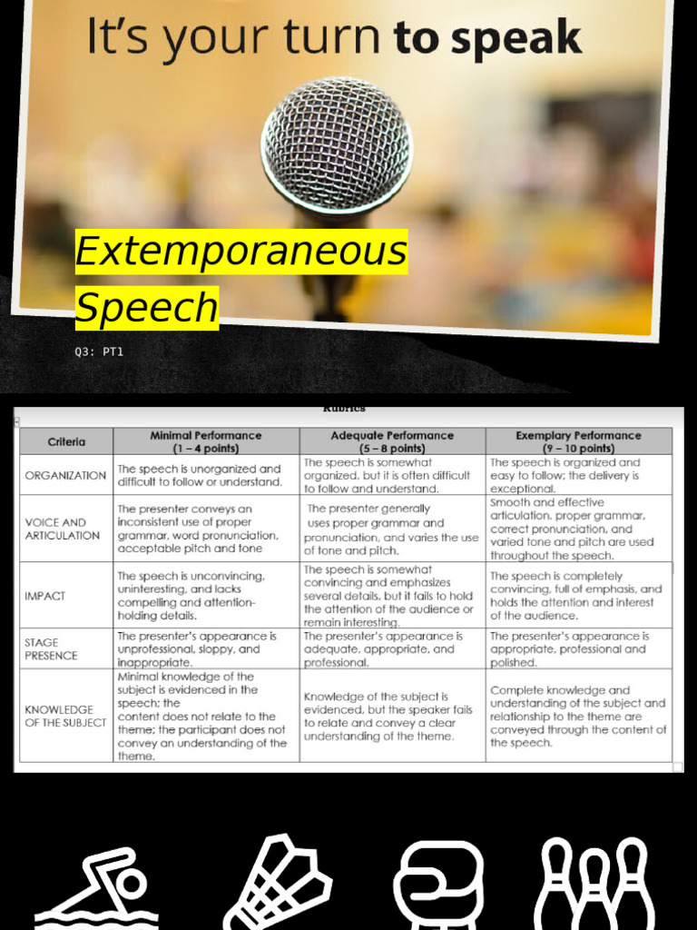 Q3 PT 1 - Extemporaneous Speech | PDF