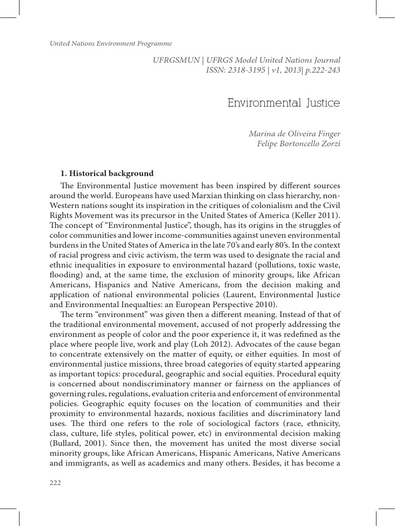 United Nations Environment Programme | PDF | Human Rights ...