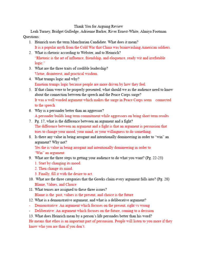 Thank You For Arguing Review | PDF | Persuasion | Rhetoric