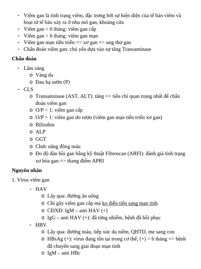 Viêm Gan | PDF