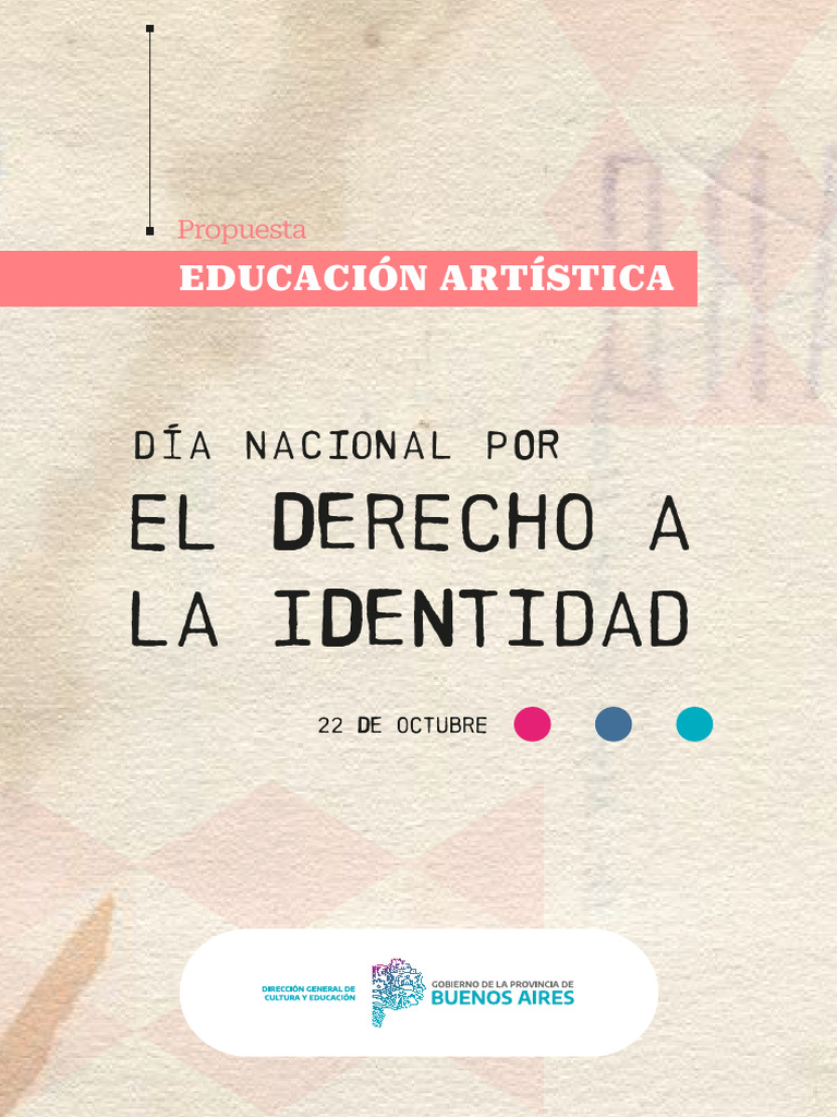 Día Nacional Del Derecho A La Identidad | PDF