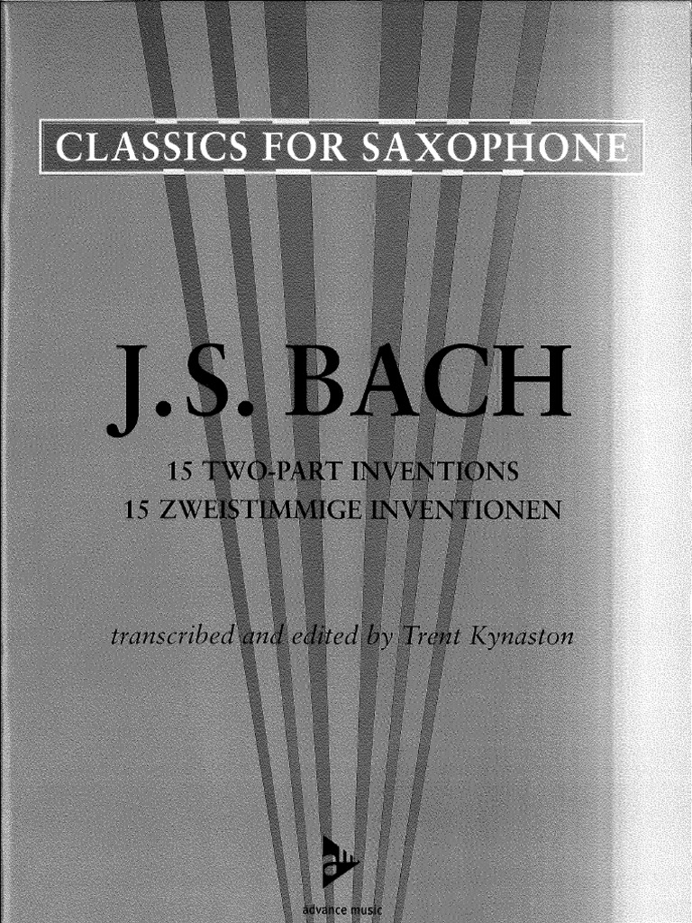 15 Two-Part Inventions Bach | PDF
