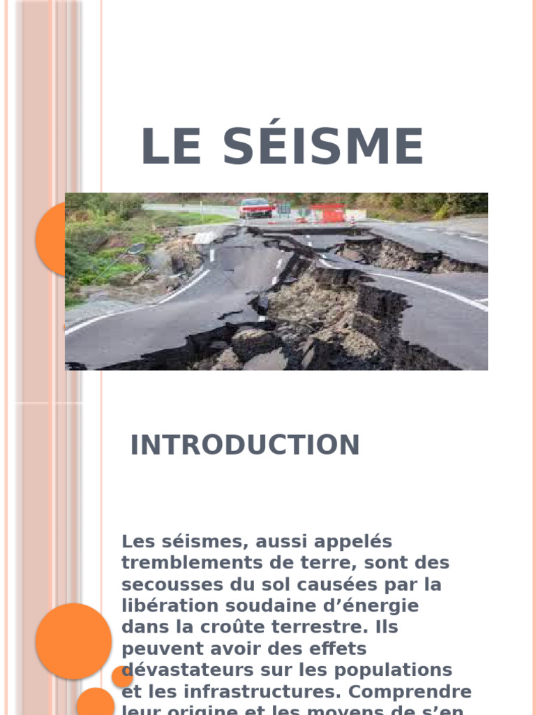 Comprendre les séismes et leur impact | PDF | Tremblements de terre ...