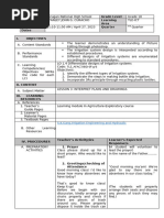 Lesson Plan | PDF | Irrigation | Agriculture