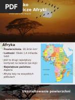 Mapa Afryki Konturowa Do Ćwiczeń | PDF