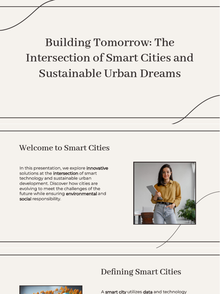 Smart Cities and Sustainable Urban Development | PDF