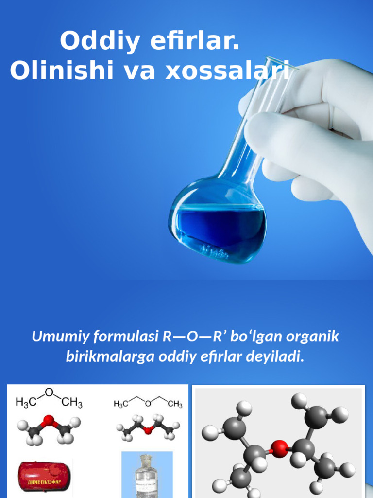 Oddiy Efirlar. | PDF