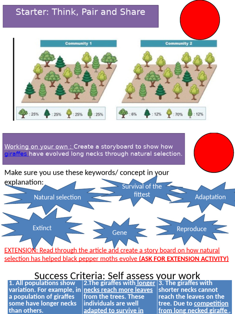 L5 Natural Selection. Evolution and Extinction | PDF | Natural ...