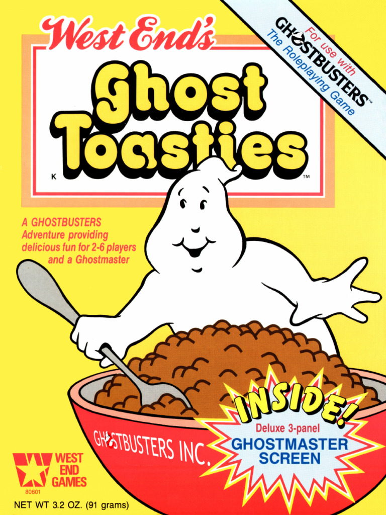 Ghostbusters International - Ghost Toasties (WEG80601) | PDF