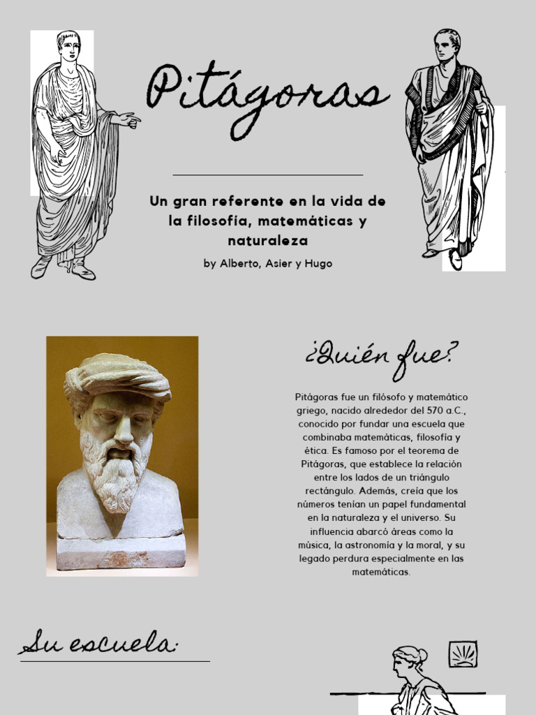 Pitágoras: Filosofía y Matemáticas | PDF | Pitágoras | Moralidad