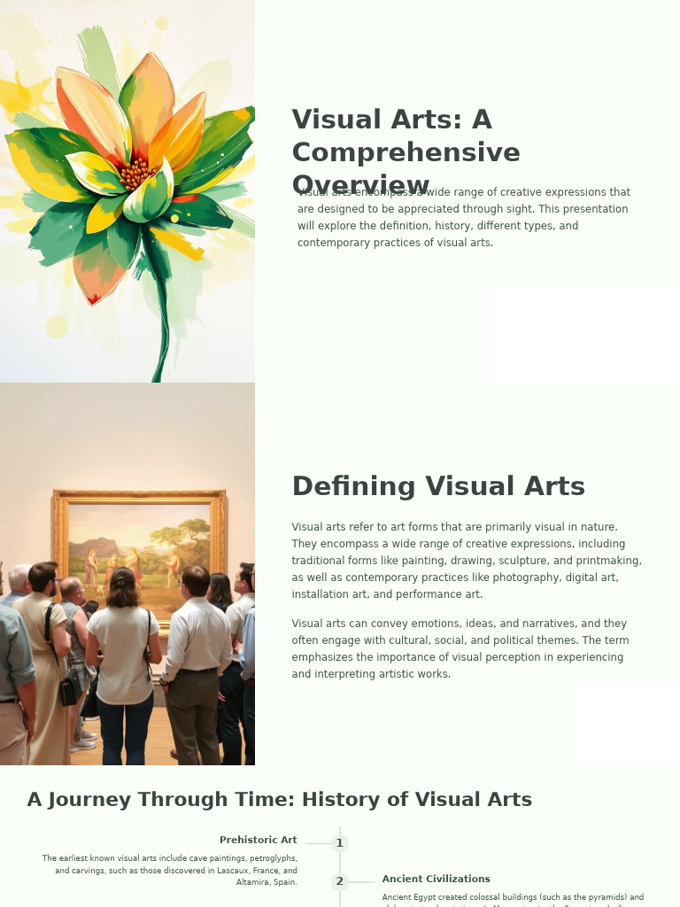 Visual Arts A Comprehensive Overview 2 | PDF | Paintings | The Arts