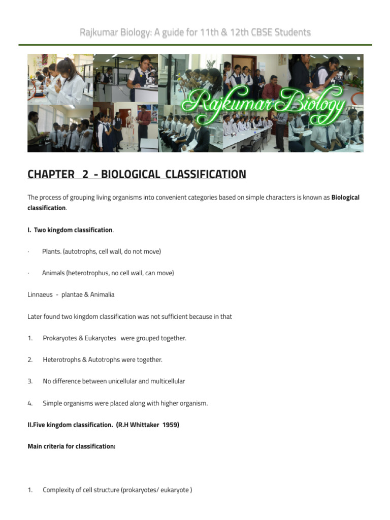 Biological Classification Overview | PDF | Protozoa | Fungus