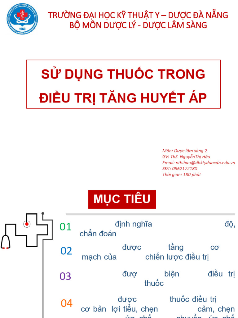 Su Dung Thuoc Trong Dieu Tri Tang Huyet AP 11.01.25 | PDF