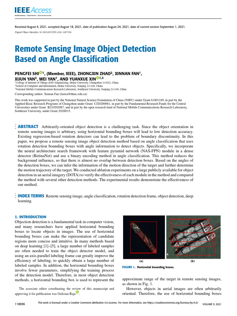 Remote Sensing Object Detection | PDF | Deep Learning | Angle
