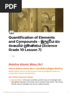 CH.11, Grade 11 (Gas Laws) | PDF | Gases | Stoichiometry