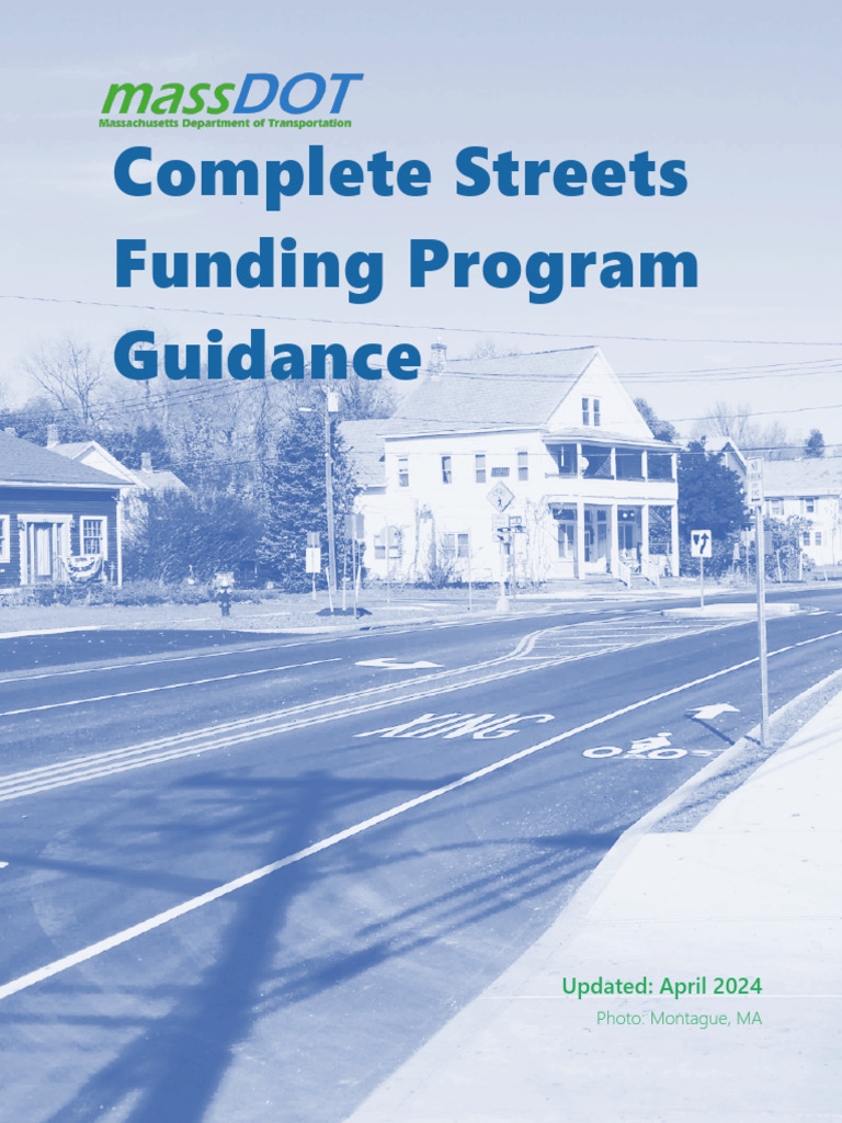 CS Funding Program Guidance - 2024-04-17 | PDF | Transport