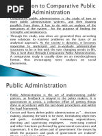 Public Administration Unit-5 Comparative Public Administration | PDF ...