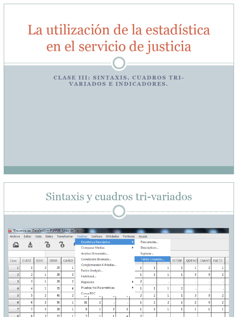 Clase III | PDF | Estadísticas | Variable (Matemáticas)