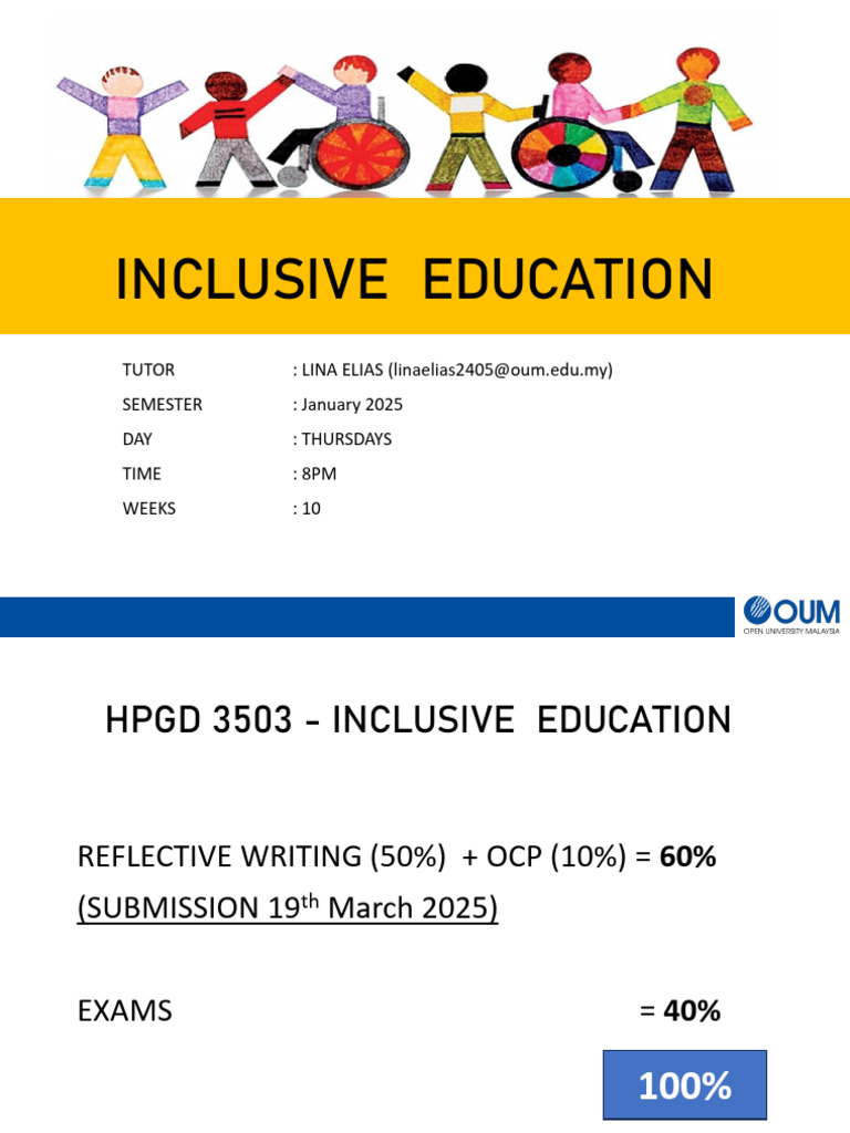 Topic 1 - The Foundation of Inclusive Education | PDF | Inclusion ...