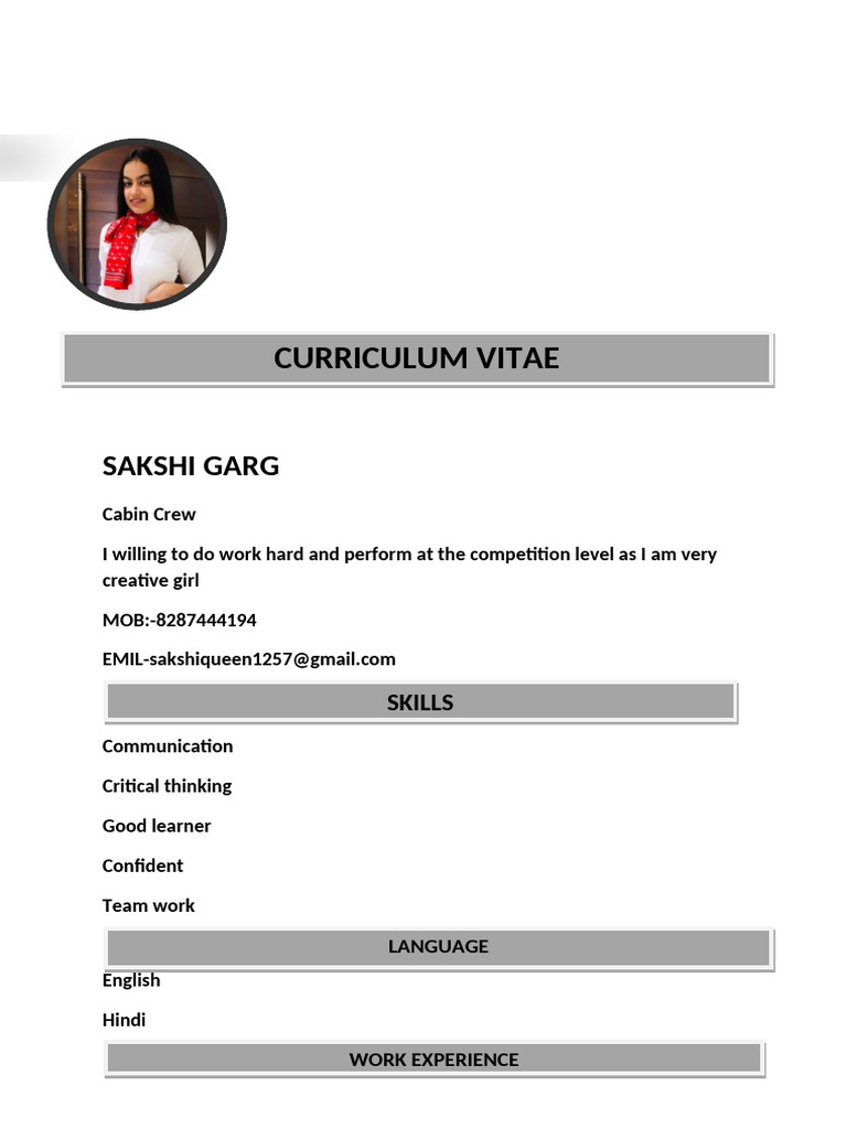 Sakshi Resume - 12 | PDF