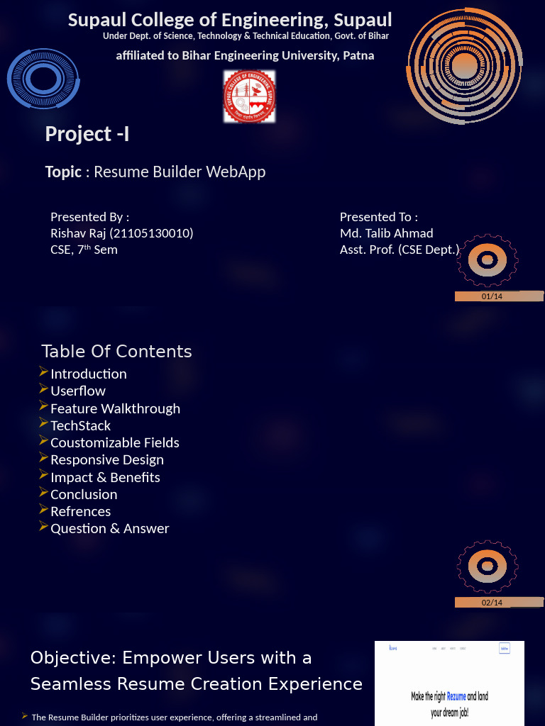 rishav project ppt | PDF | Mobile App | Computing