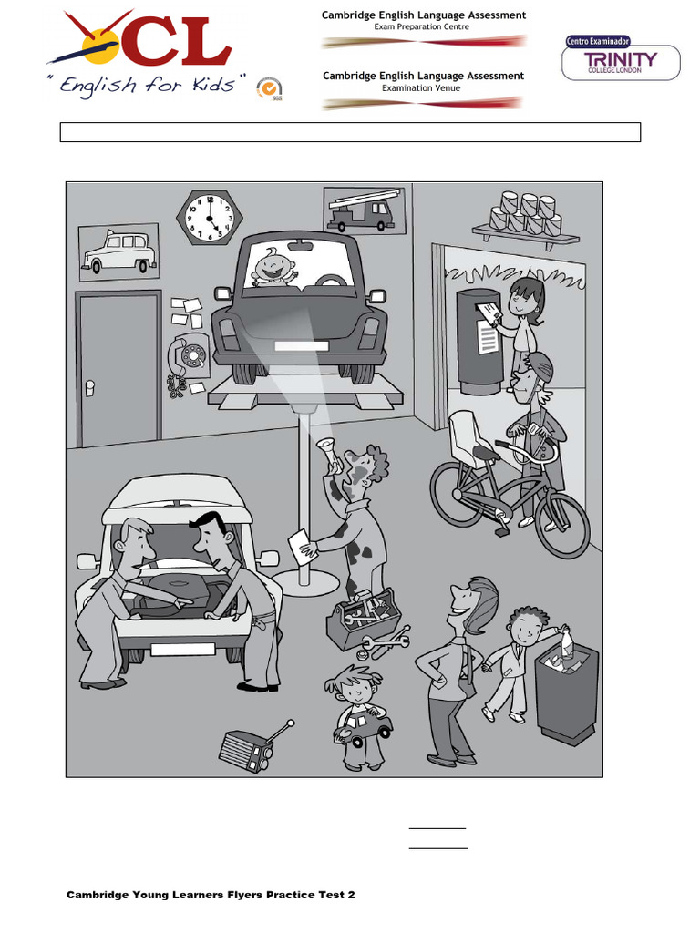 Flyers Reading Practice Test Part 2 | PDF