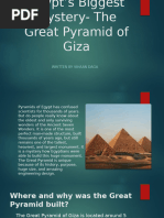 Giza Pyramids Quiz: Test Your Knowledge | PDF | Science & Mathematics