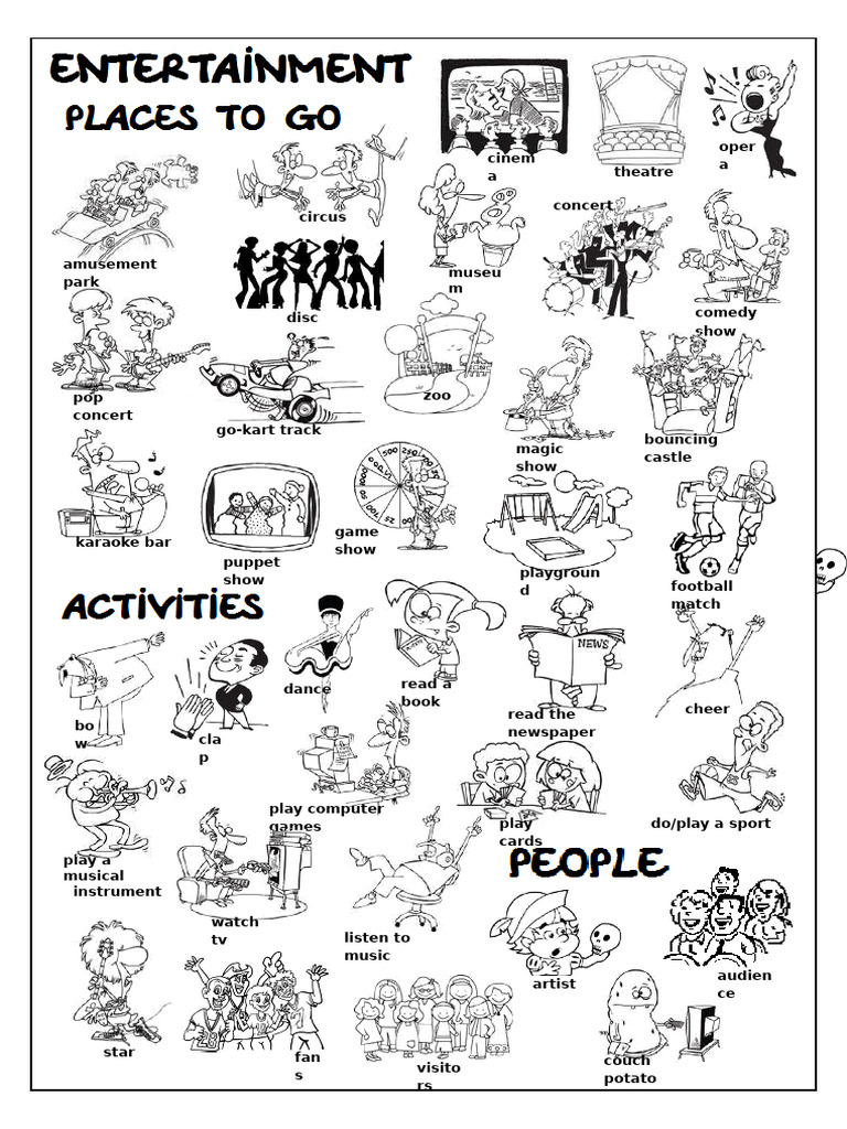 Entertainment-Picture-Dictionary | PDF | Musicology | Leisure