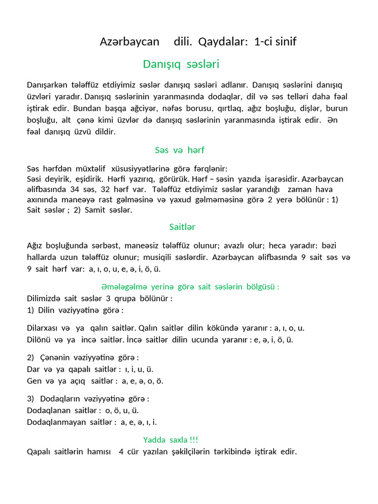 Az-D Qaydalar | PDF