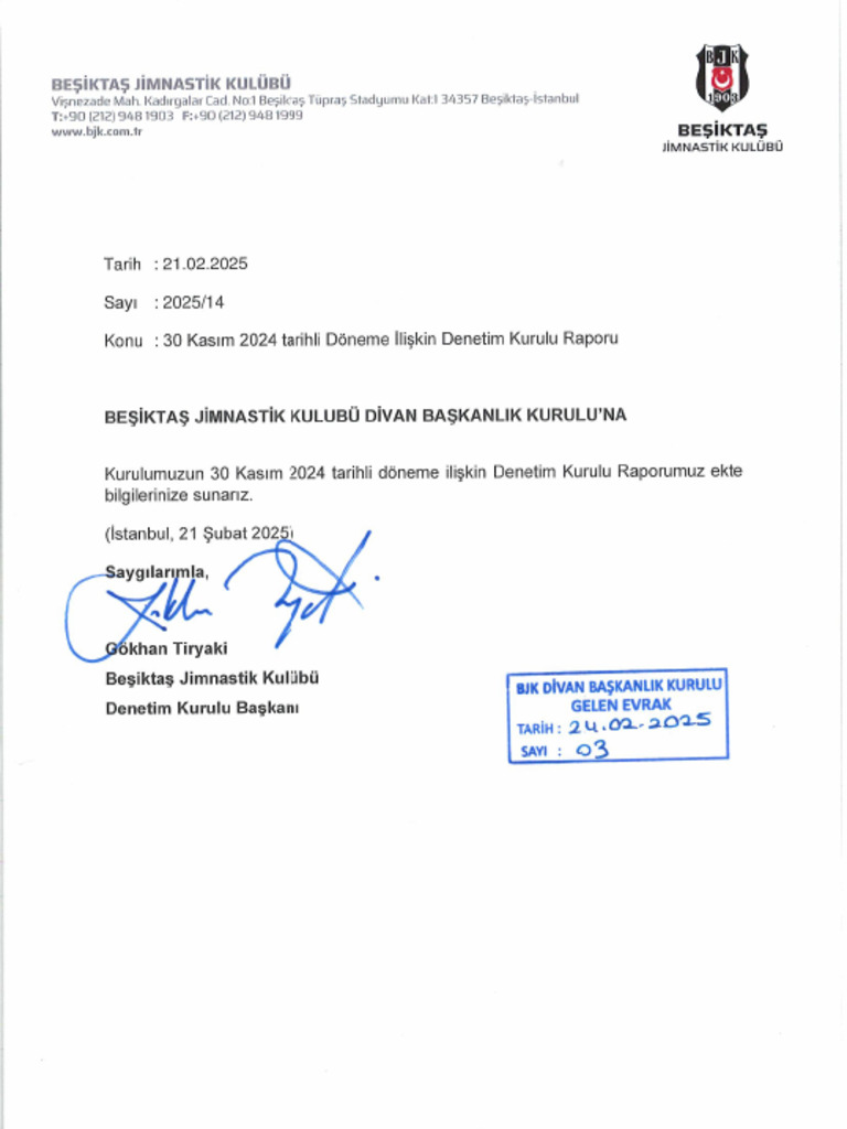 Denetim_Kurulu_Raporu_25_02_2025 | PDF