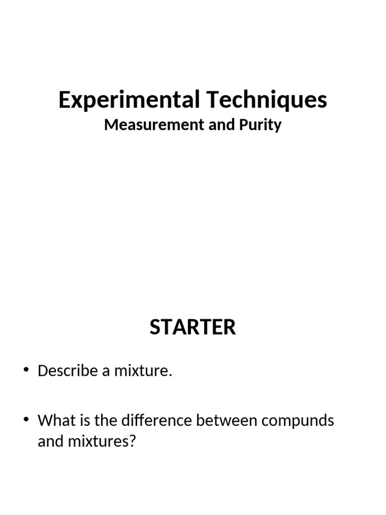 Separating Mixtures | PDF | Distillation | Filtration