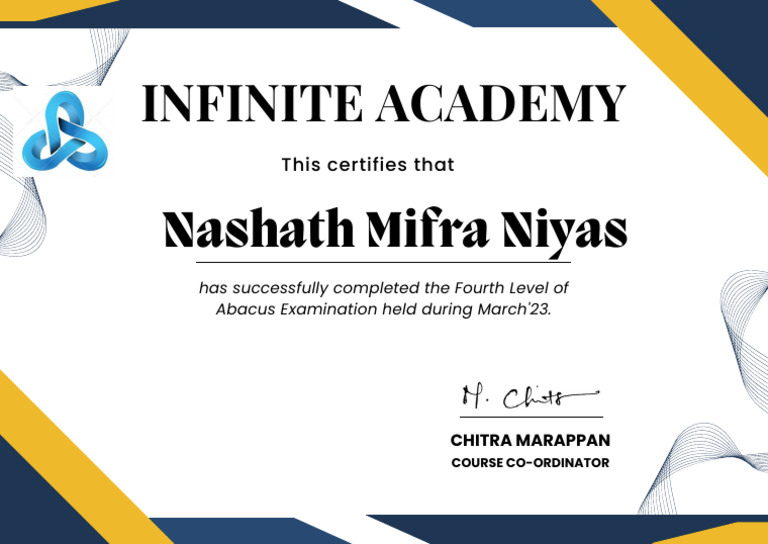 Abacus Exam Level 4 Certification | PDF