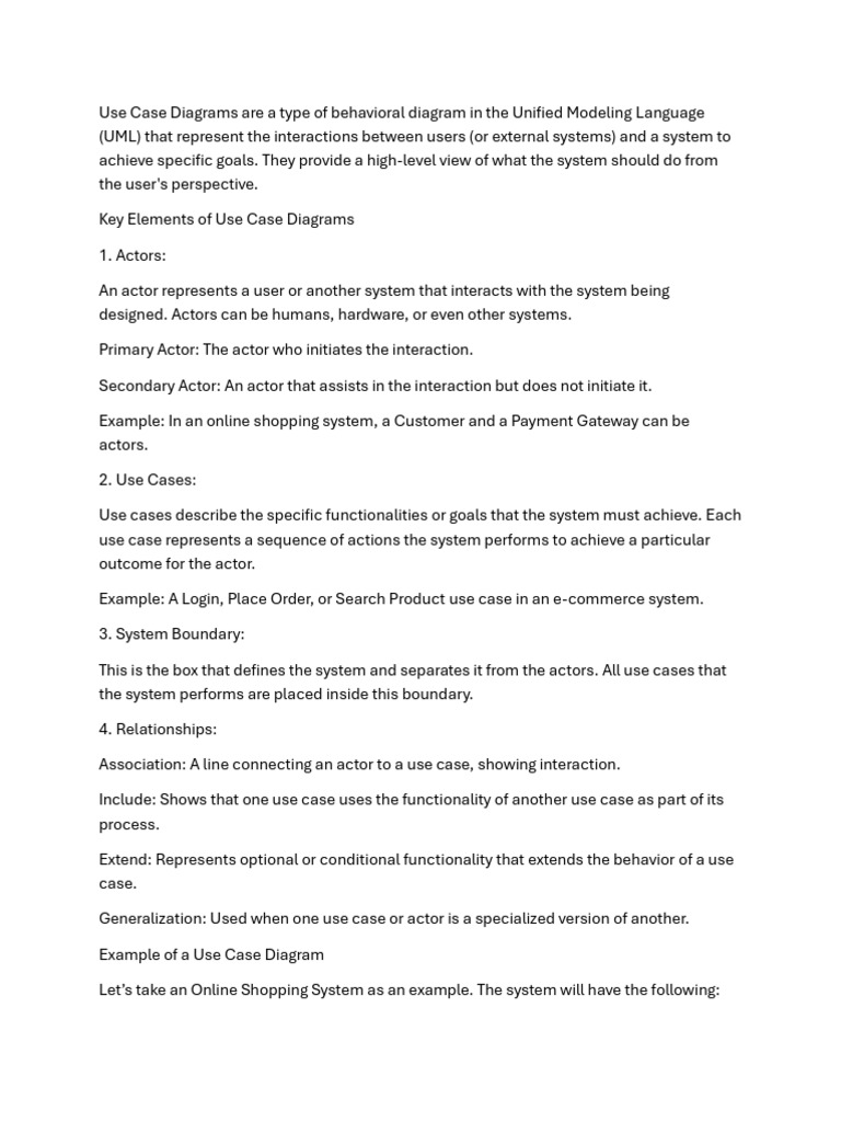 Software Engineering chapter 2 | PDF | Class (Computer Programming ...