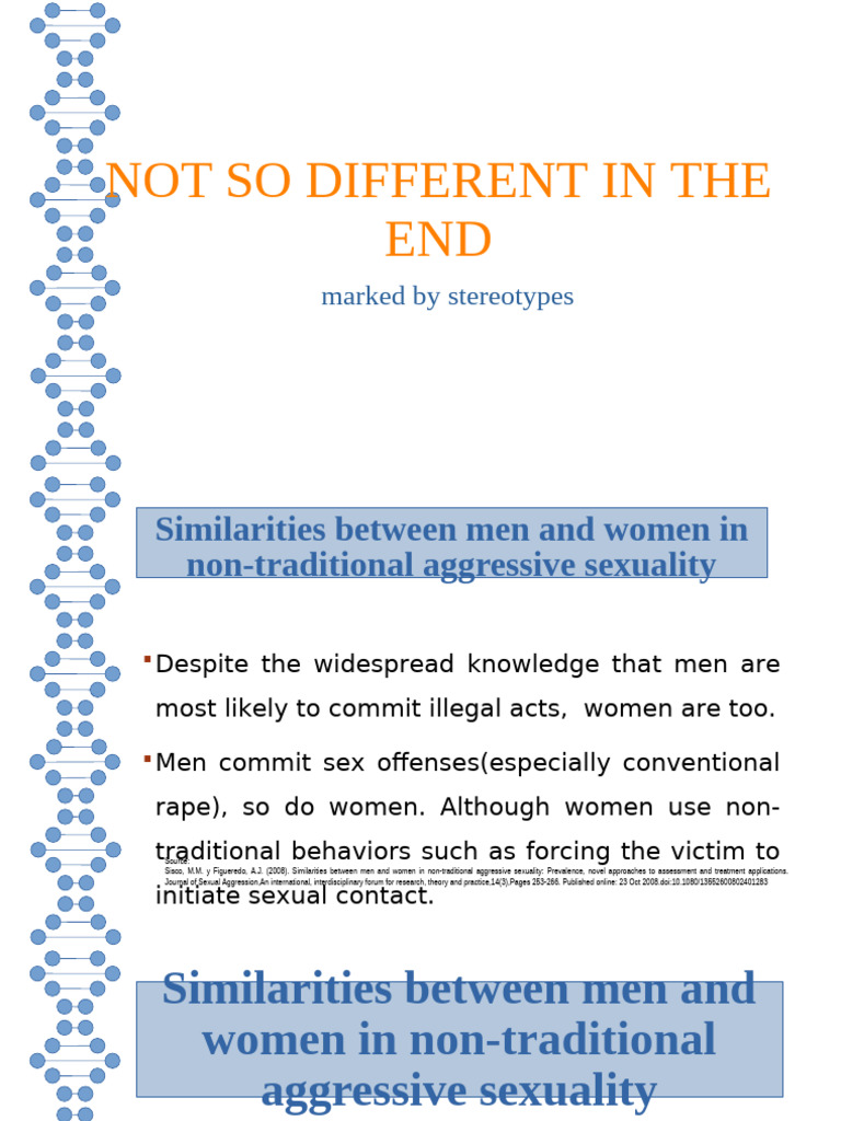 Not So Different in The End | PDF | Rape | Violence